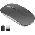 Uciefy Wireless Mouse Rechargeable Optical Mouse Slim Silent Mouse with ...