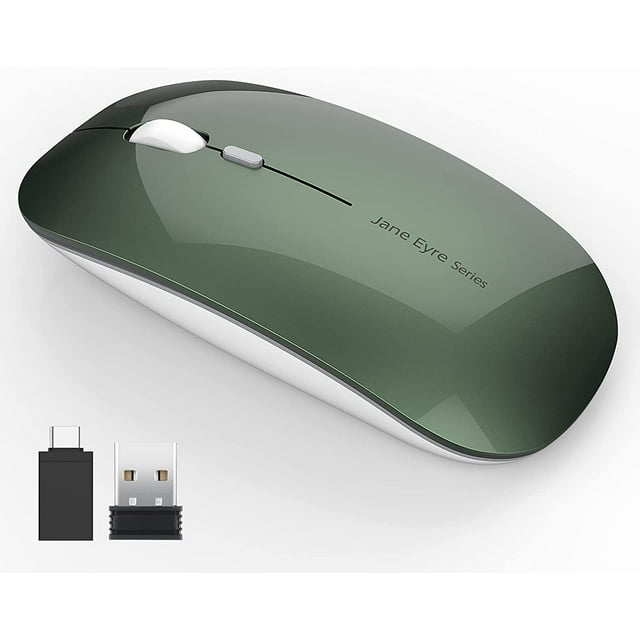 Uciefy Wireless Mouse Rechargeable Optical Mouse Slim Silent Mouse with ...