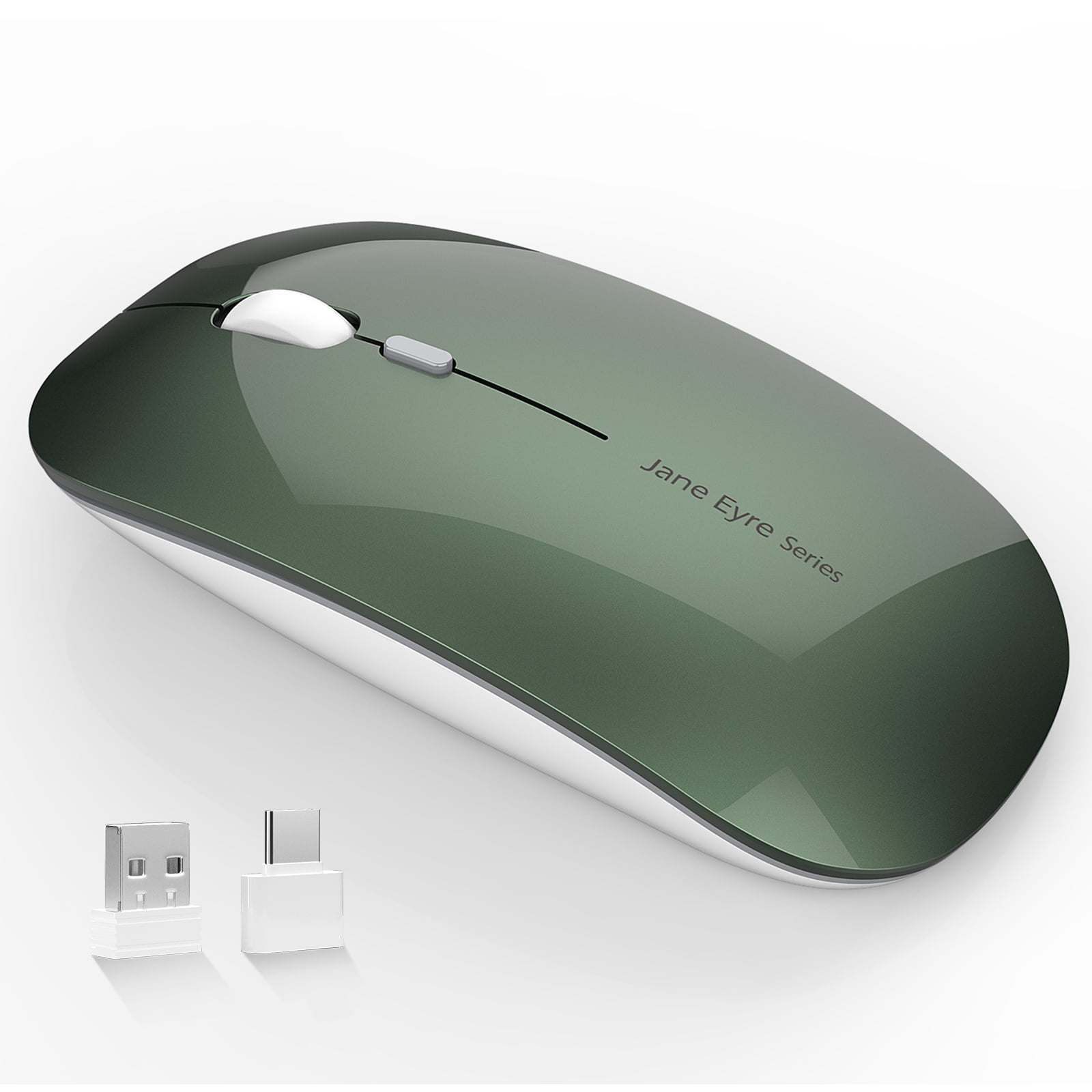 Uciefy Wireless Mouse Rechargeable Optical Mouse Slim Silent Mouse with ...