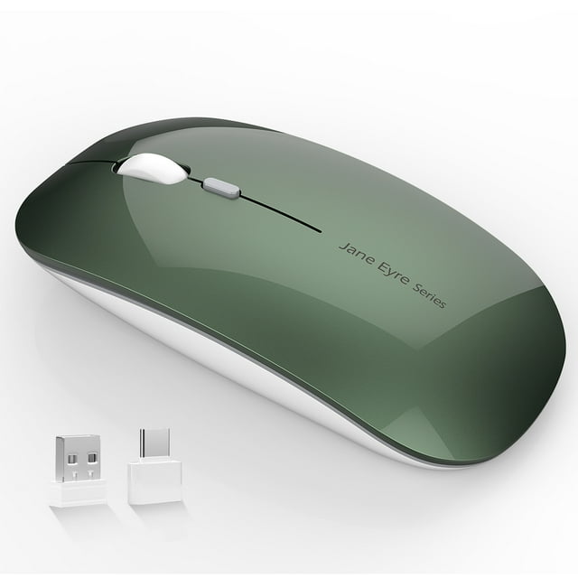 Uciefy Wireless Mouse Rechargeable Optical Mouse Slim Silent Mouse with ...