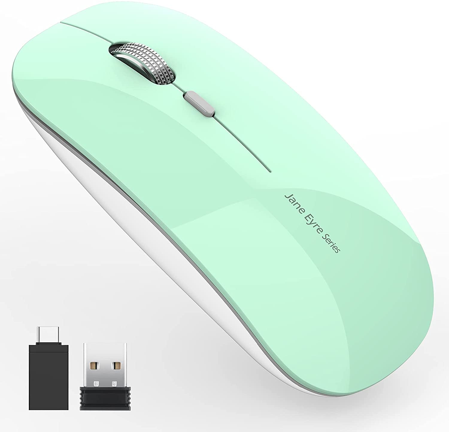Uciefy Wireless Mouse Rechargeable Optical Mouse Slim Silent Mouse with ...