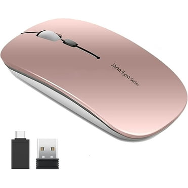 Uiosmuph Wireless Mouse Silent Rechargeable for Laptop, Desktop, Mac ...