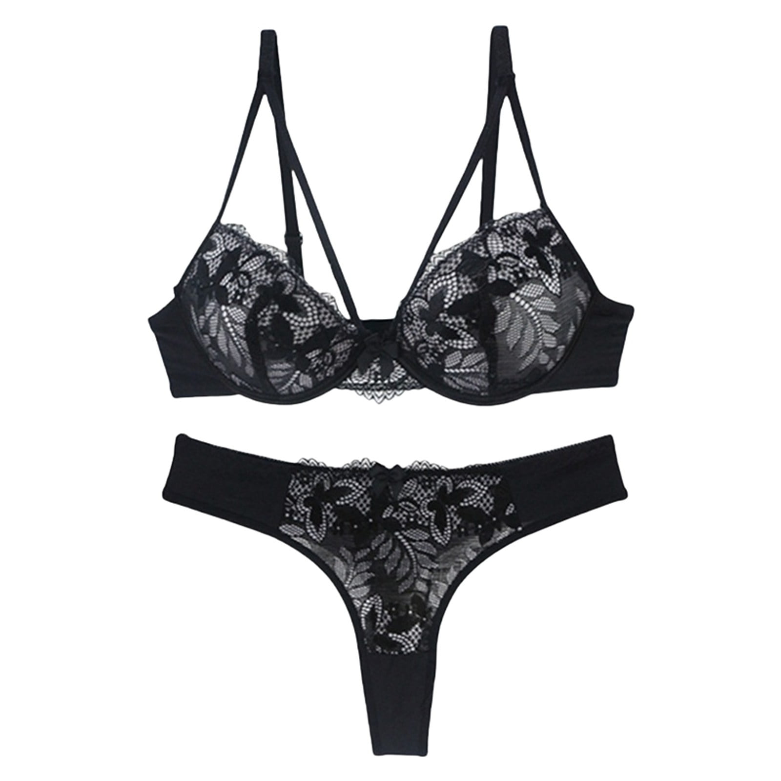 Uclet Matching Bra And Panty Sets Lace Bras For Women Plus Size Bra And ...