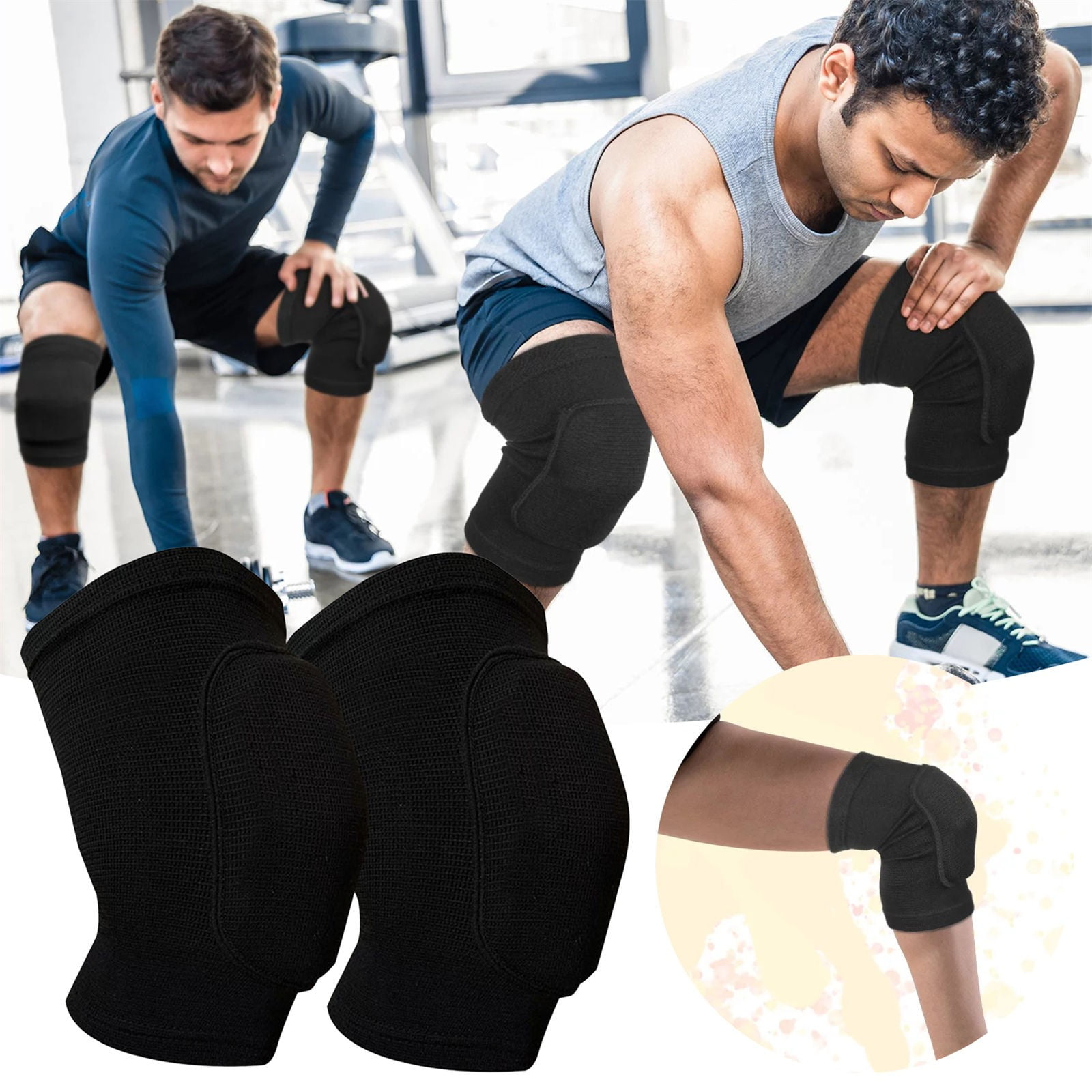 Uclet Protective Gear Volleball Knee Pads For Dancer Soft Breathable ...