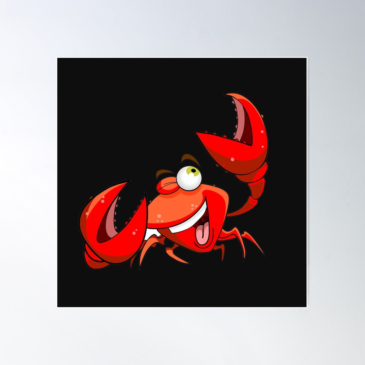 Udang Capit Abang Ki Poster Wall Art, Modern Wall Decor For Living Room ...