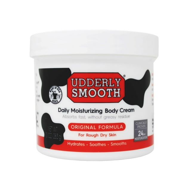 Udderly Smooth Hydrating Body Cream for Cracked, Bumpy Skin Repair ...