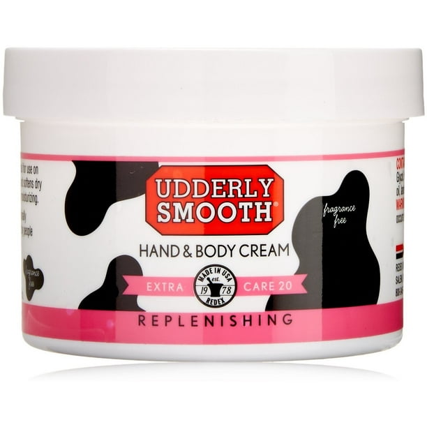 Udderly Smooth Extra Care Cream with 20% Urea, Replenishing, 8 Oz ...