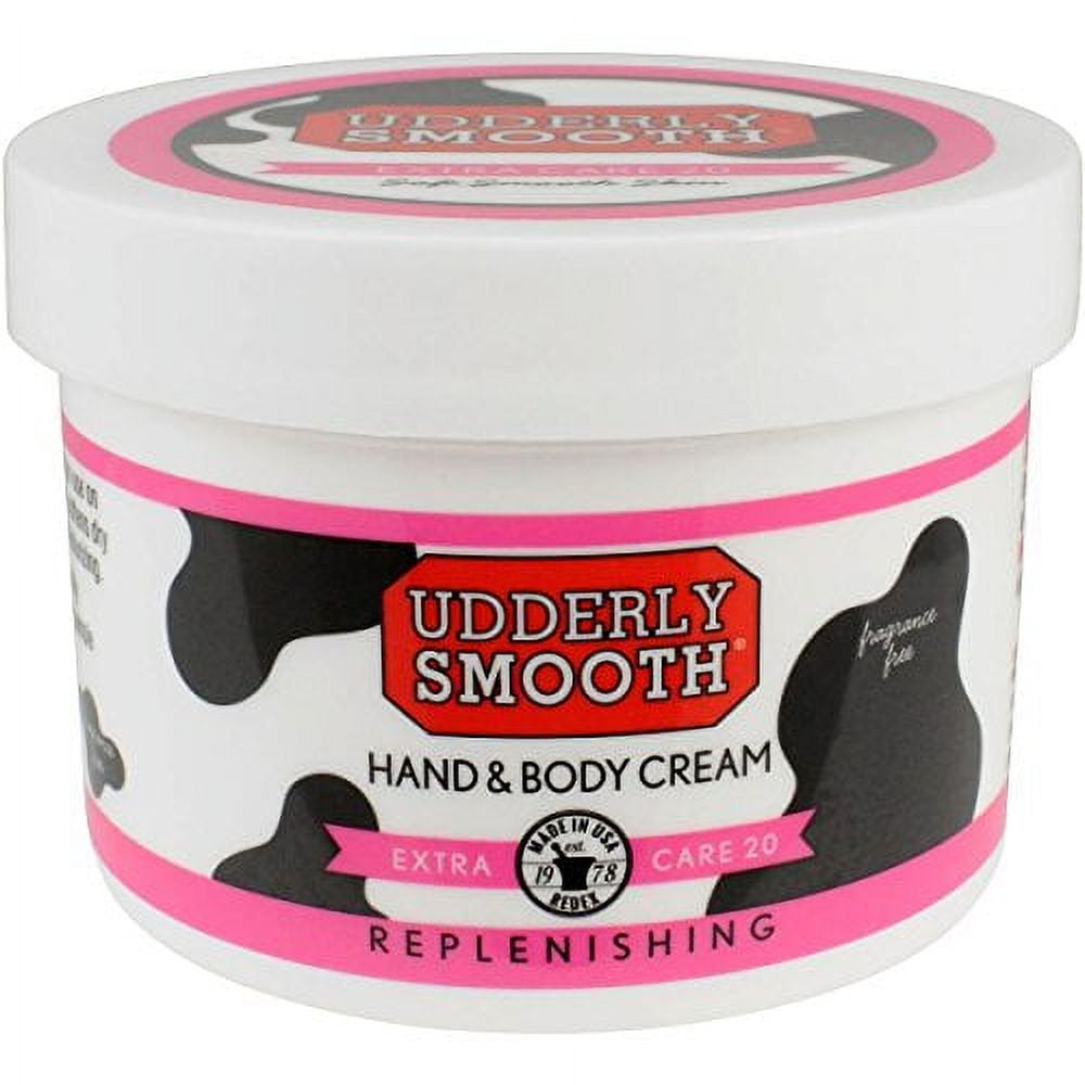 Udderly Smooth Extra Care Cream with 20% Urea, Replenishing, 8 oz (Pack ...