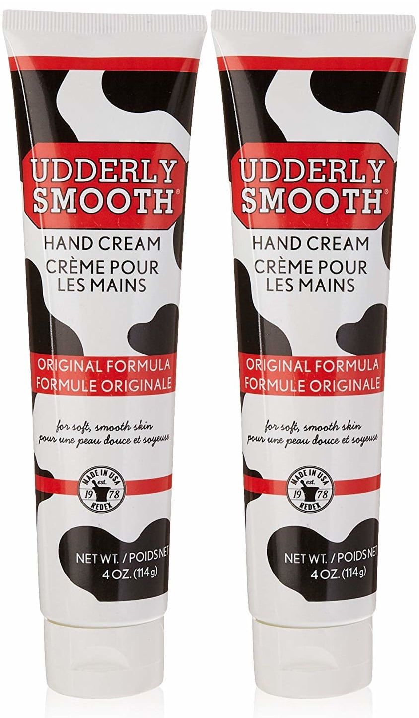 Udderly Smooth Hand Cream, 4 Oz, Pack of 2, 24-Hour Moisturization ...