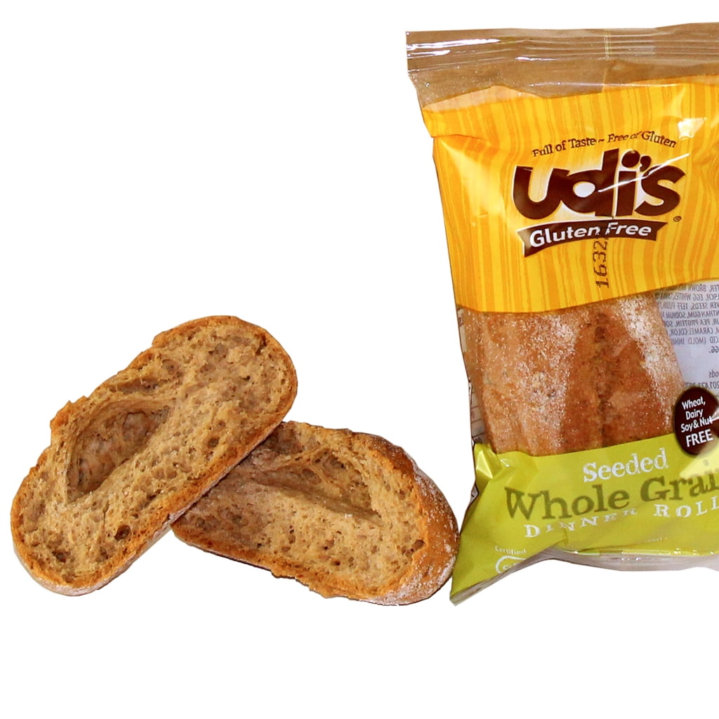 Udi's Gluten Free Whole Grain Dinner Rolls, 1.4 oz., Pack of 36 ...