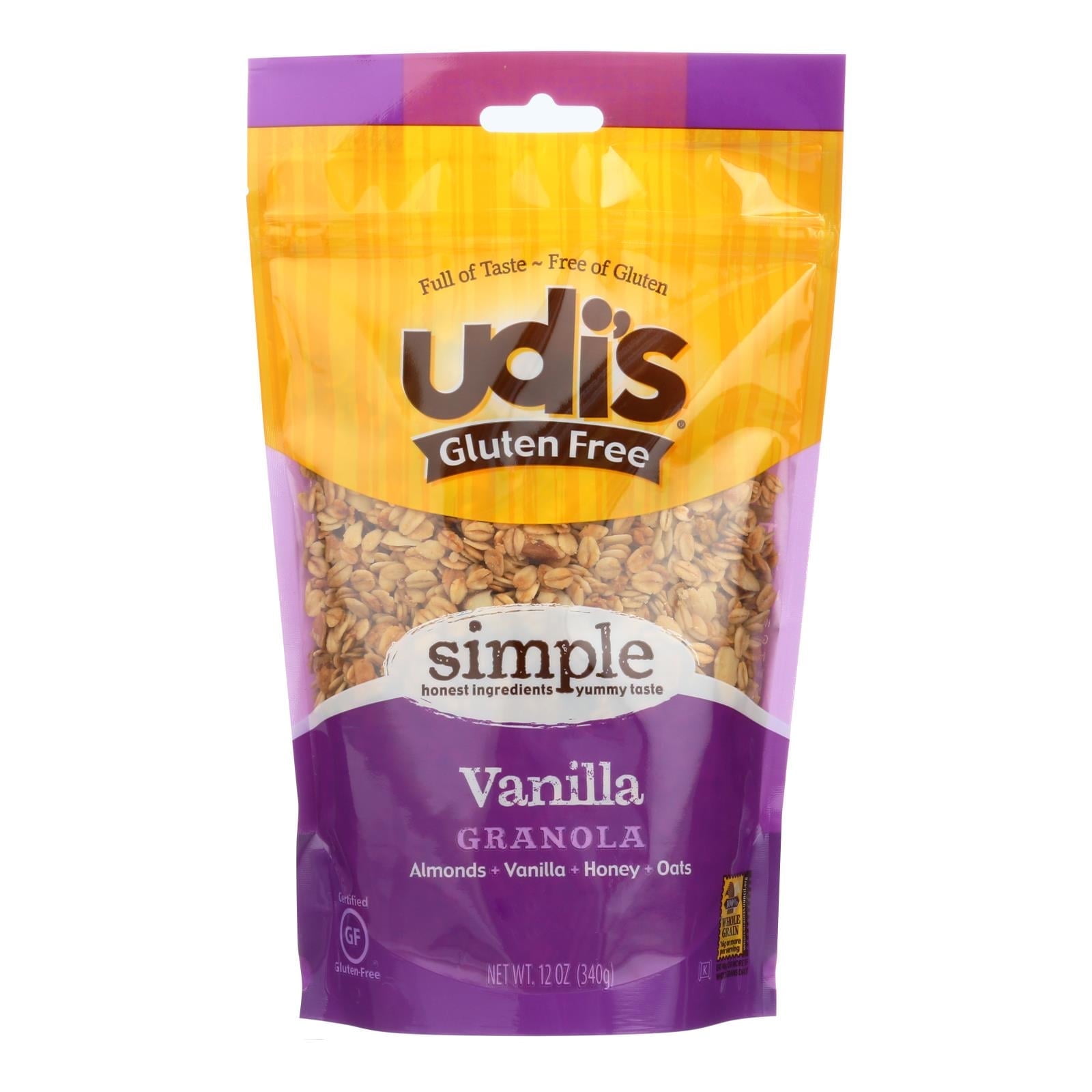 Udi's Granola, Vanilla - Case of 6 - 11 OZ - Walmart.com