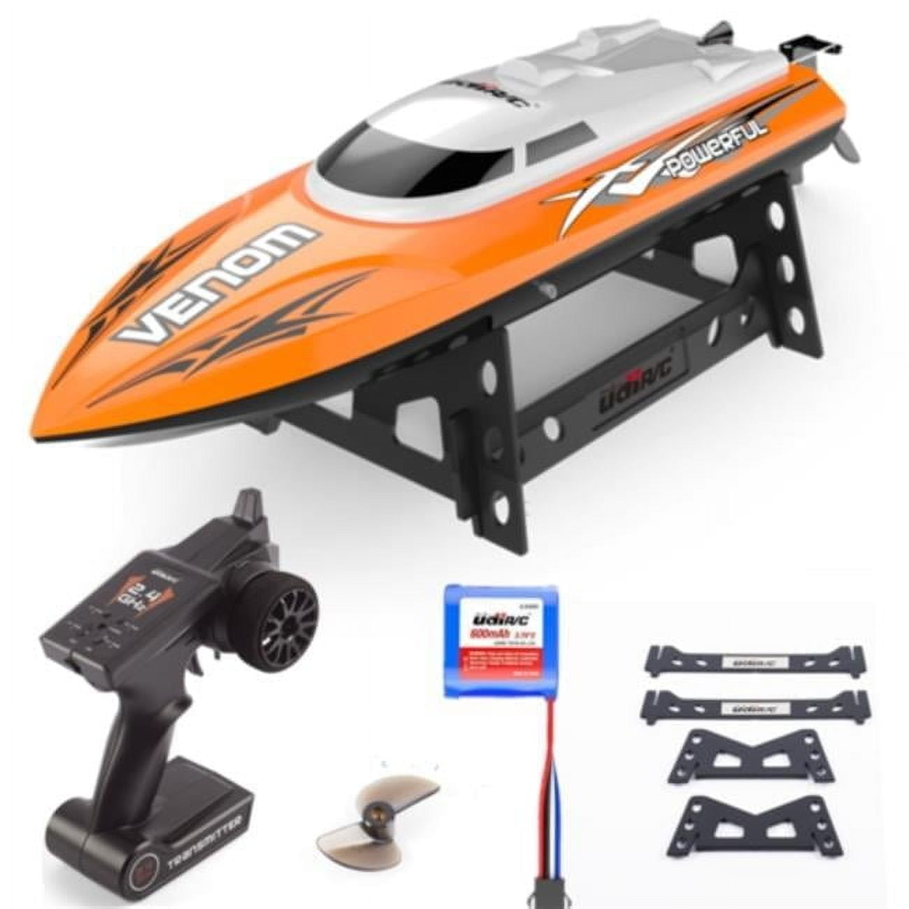 Udirc UN250394-NT RC Boat 2.4GHz Remote Control High Speed 25km per ...
