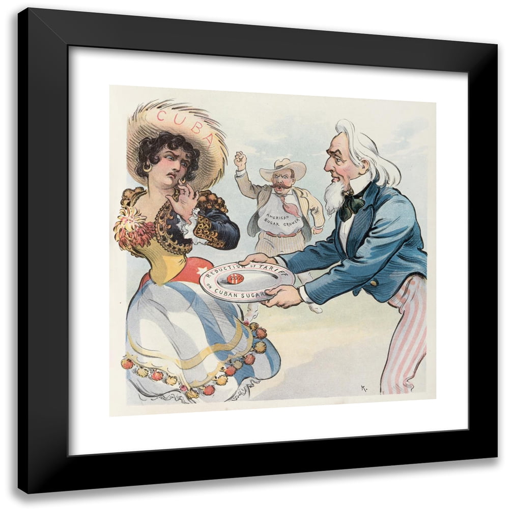 Udo Keppler 12x12 Black Modern Framed Museum Art Print Titled - The ...