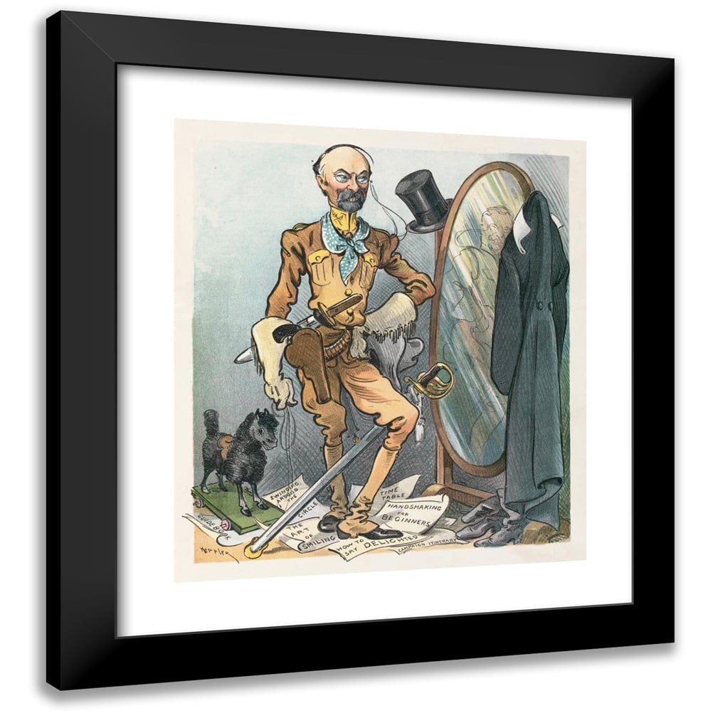 Udo Keppler 12x14 Black Modern Framed Museum Art Print Titled - A Dress ...