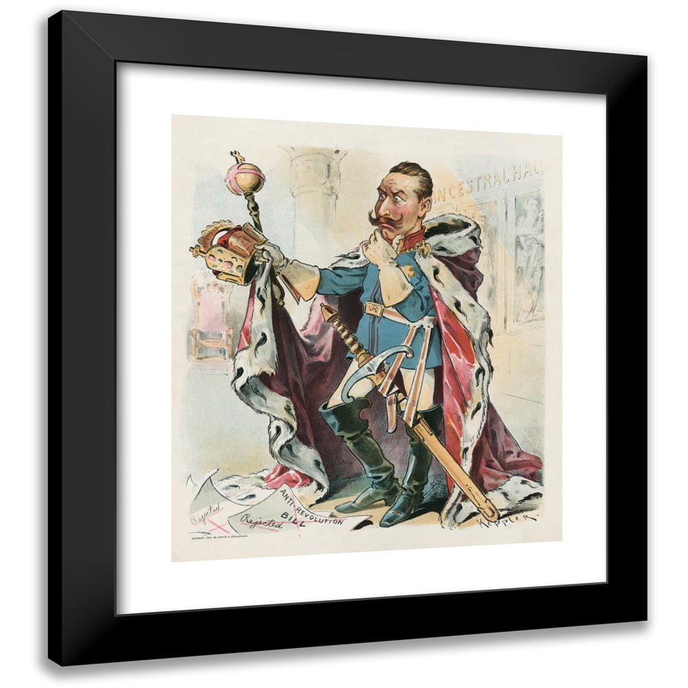 Udo Keppler 12x14 Black Modern Framed Museum Art Print Titled - A ...