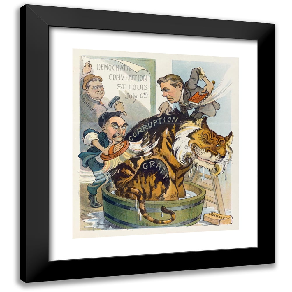 Udo Keppler 12x14 Black Modern Framed Museum Art Print Titled - His ...