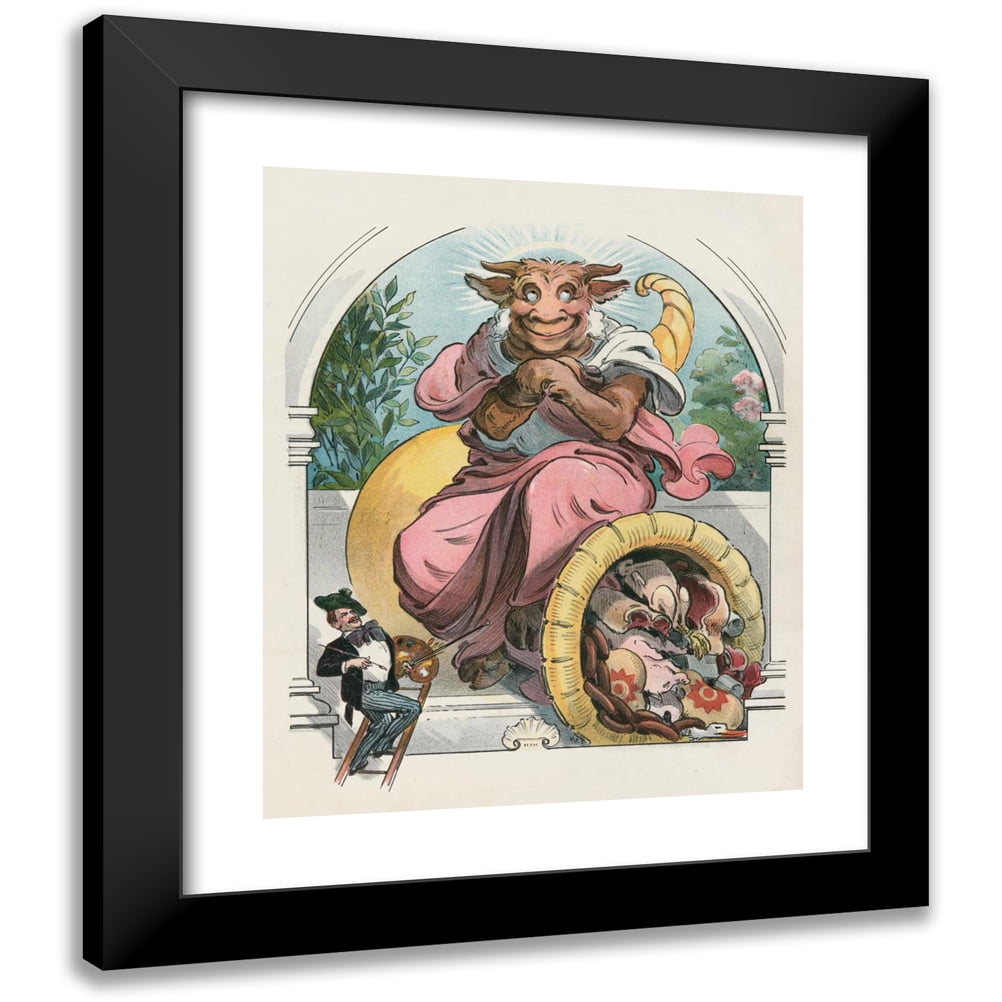 Udo Keppler 12x14 Black Modern Framed Museum Art Print Titled - Saint ...