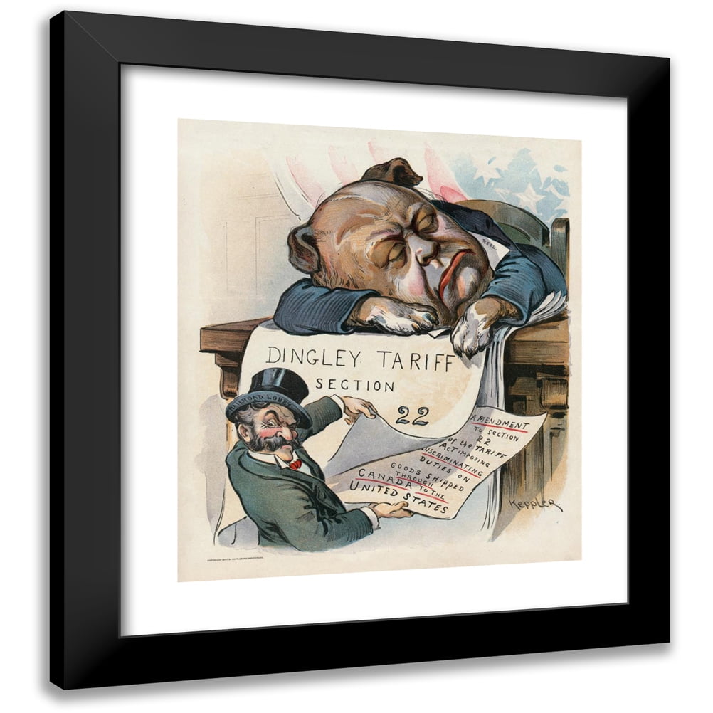 Udo Keppler 12x14 Black Modern Framed Museum Art Print Titled - The ...