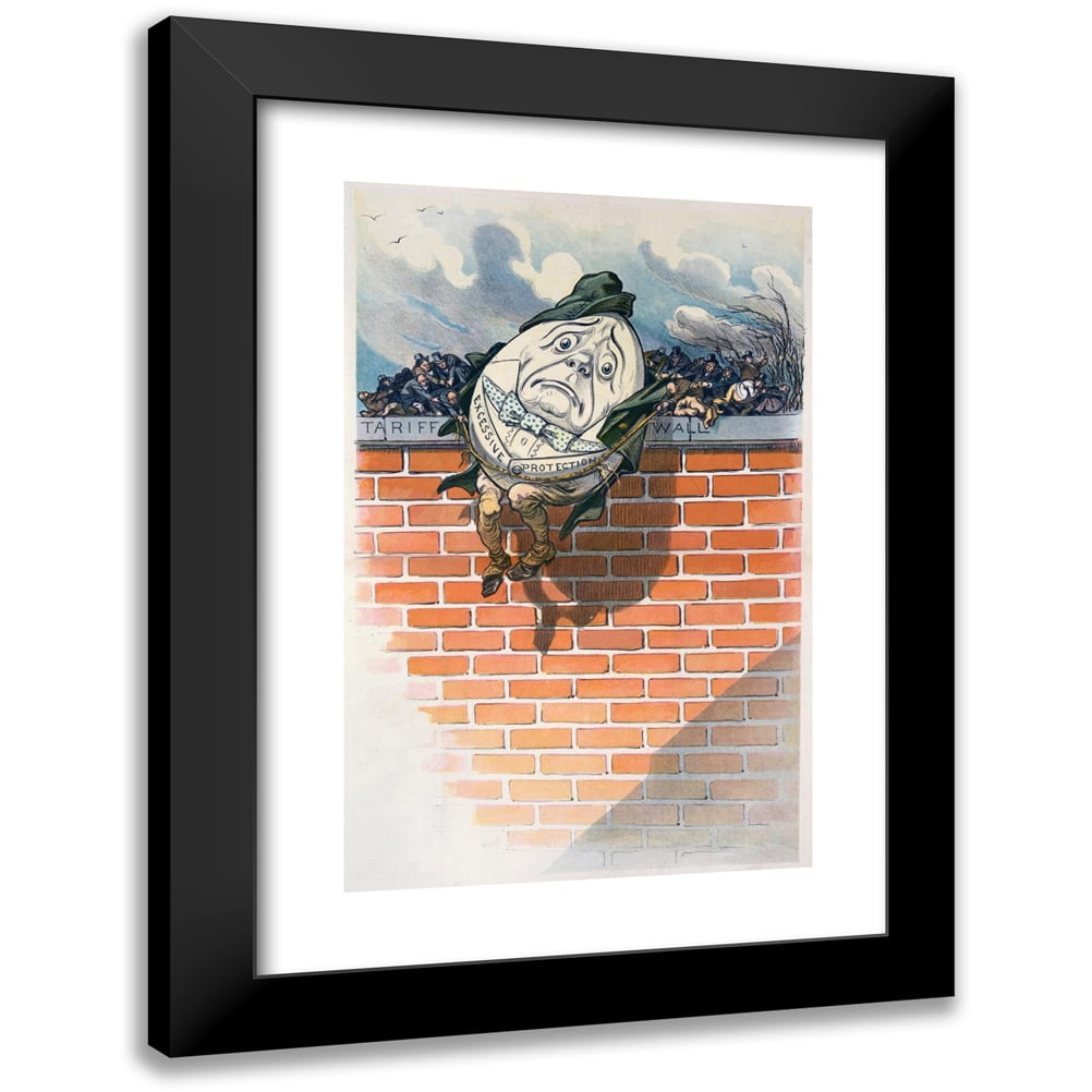 Udo Keppler 13x18 Black Modern Framed Museum Art Print Titled - Humpty ...