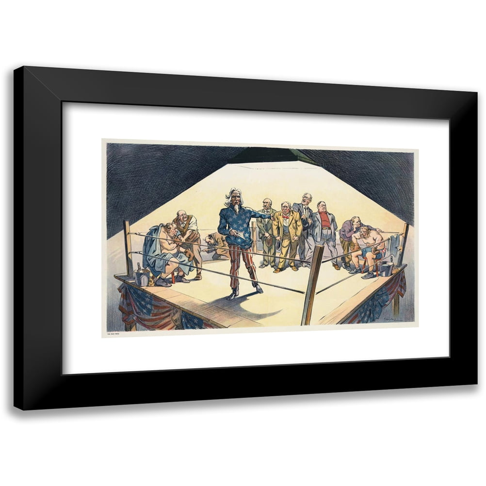 Udo Keppler 14x11 Black Modern Framed Museum Art Print Titled - Members ...