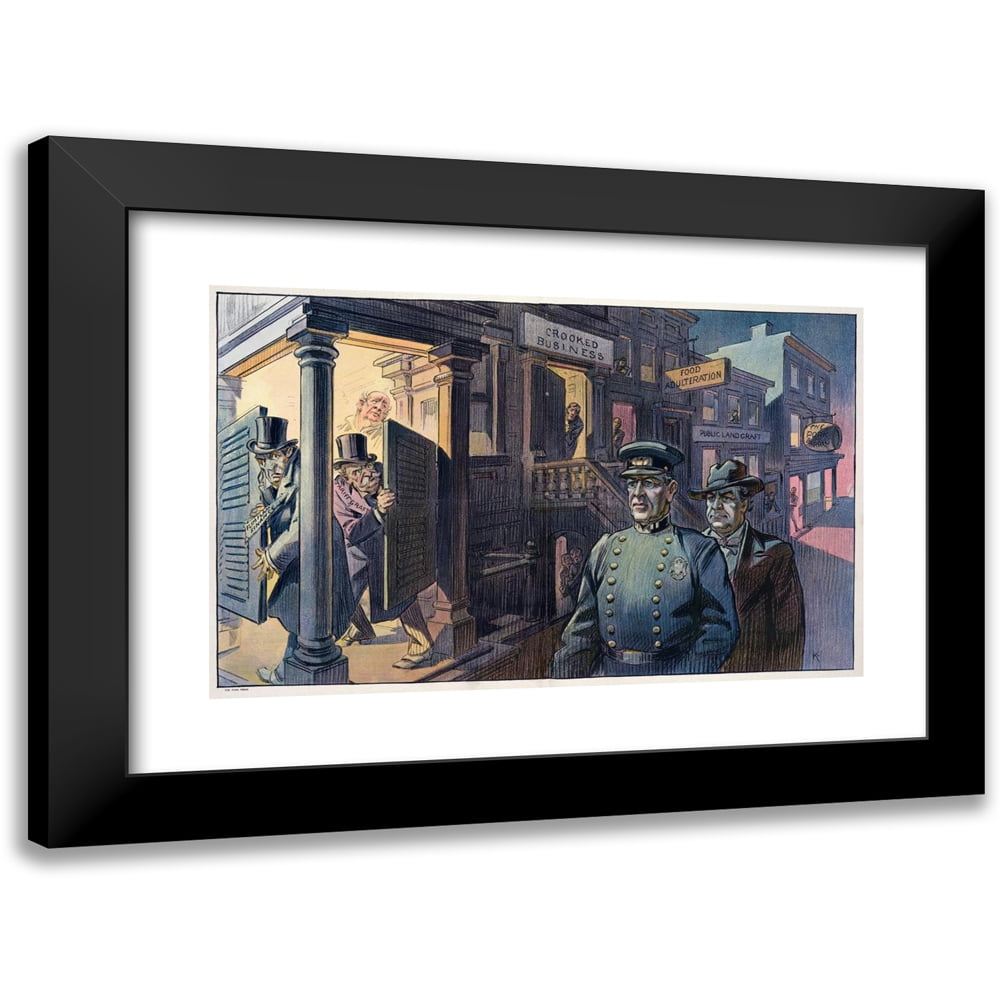 Udo Keppler 14x11 Black Modern Framed Museum Art Print Titled - There's ...
