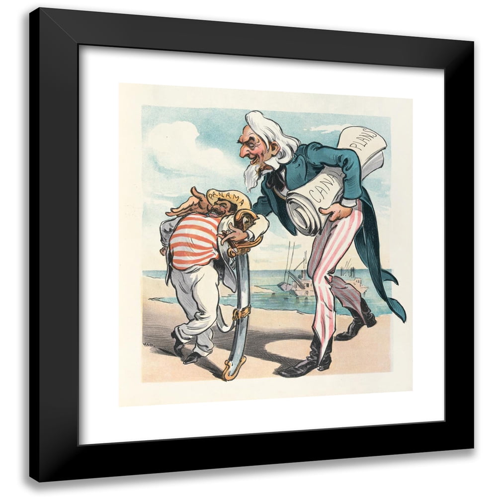 Udo Keppler 15x16 Black Modern Framed Museum Art Print Titled - A ...