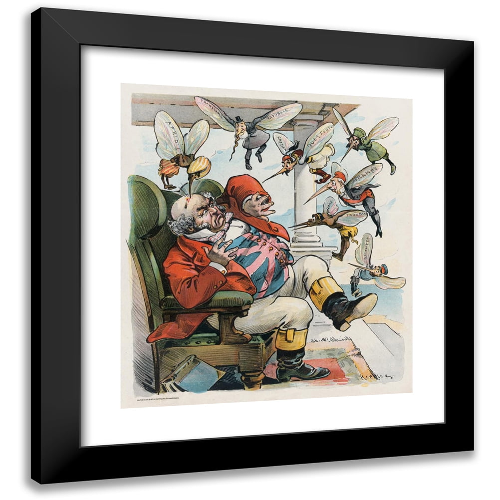 Udo Keppler 15x16 Black Modern Framed Museum Art Print Titled - Not so ...