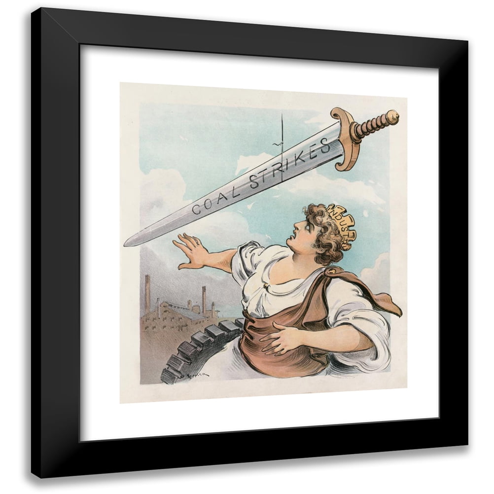 Udo Keppler 15x16 Black Modern Framed Museum Art Print Titled - The ...