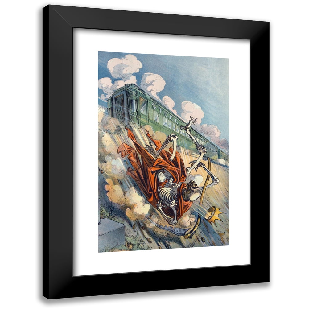 Udo Keppler 17x24 Black Modern Framed Museum Art Print Titled - O Death ...