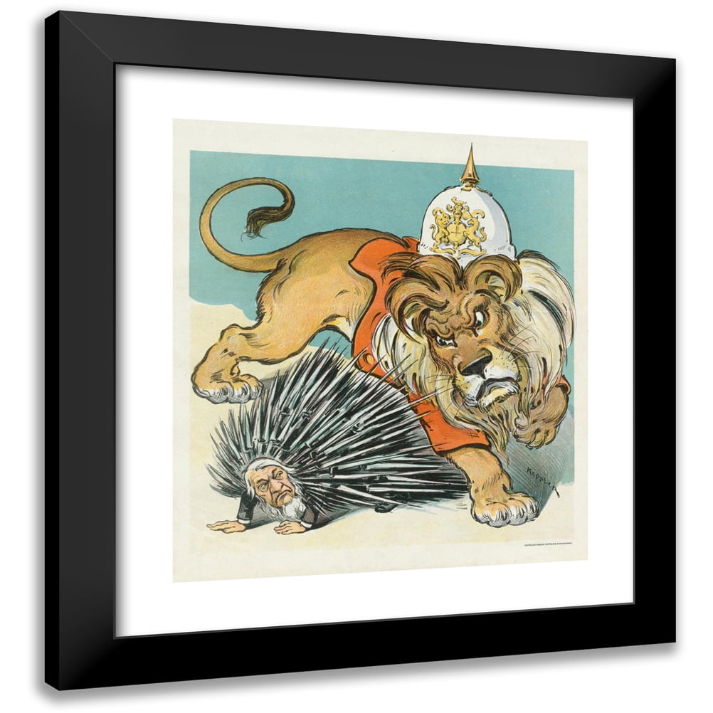 Udo Keppler 20x22 Black Modern Framed Museum Art Print Titled - A ...