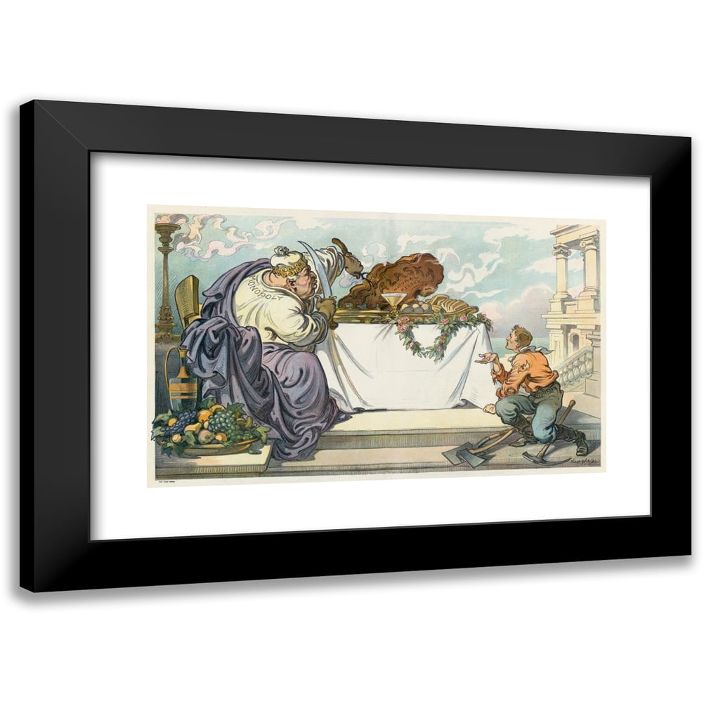 Udo Keppler 24x16 Black Modern Framed Museum Art Print Titled - Dives ...