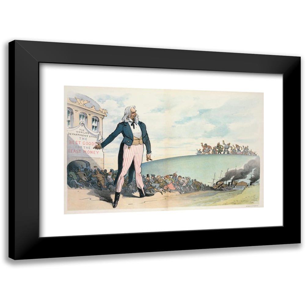 Udo Keppler 24x17 Black Modern Framed Museum Art Print Titled - Let the ...