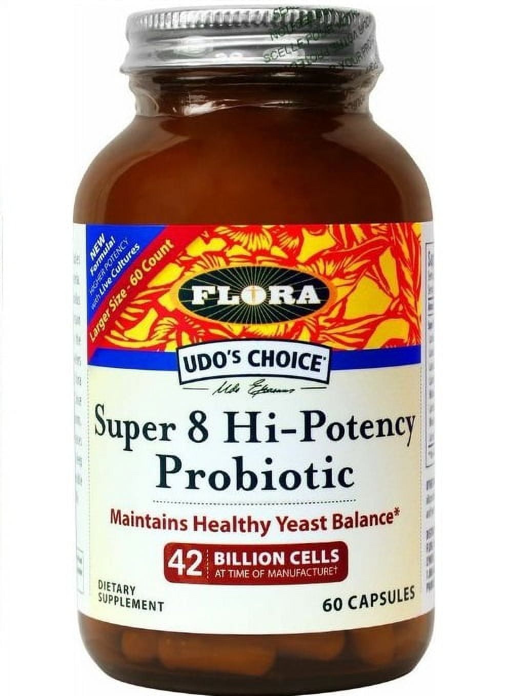 Udo's Choice - Super 8 Probiotic Capsules - 60 count - Walmart.com