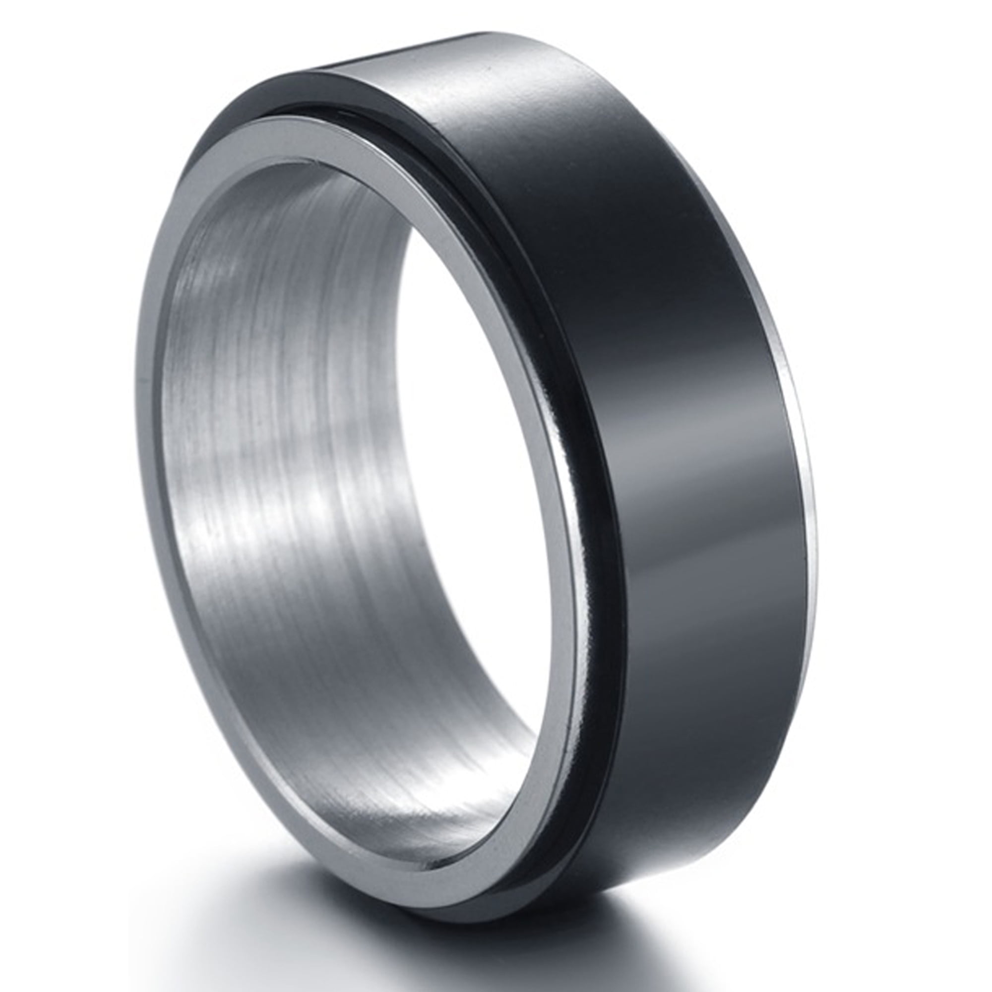 Udolfly Mens Fidget Rings Anxiety Rings for Men Womens Chain Spinner ...