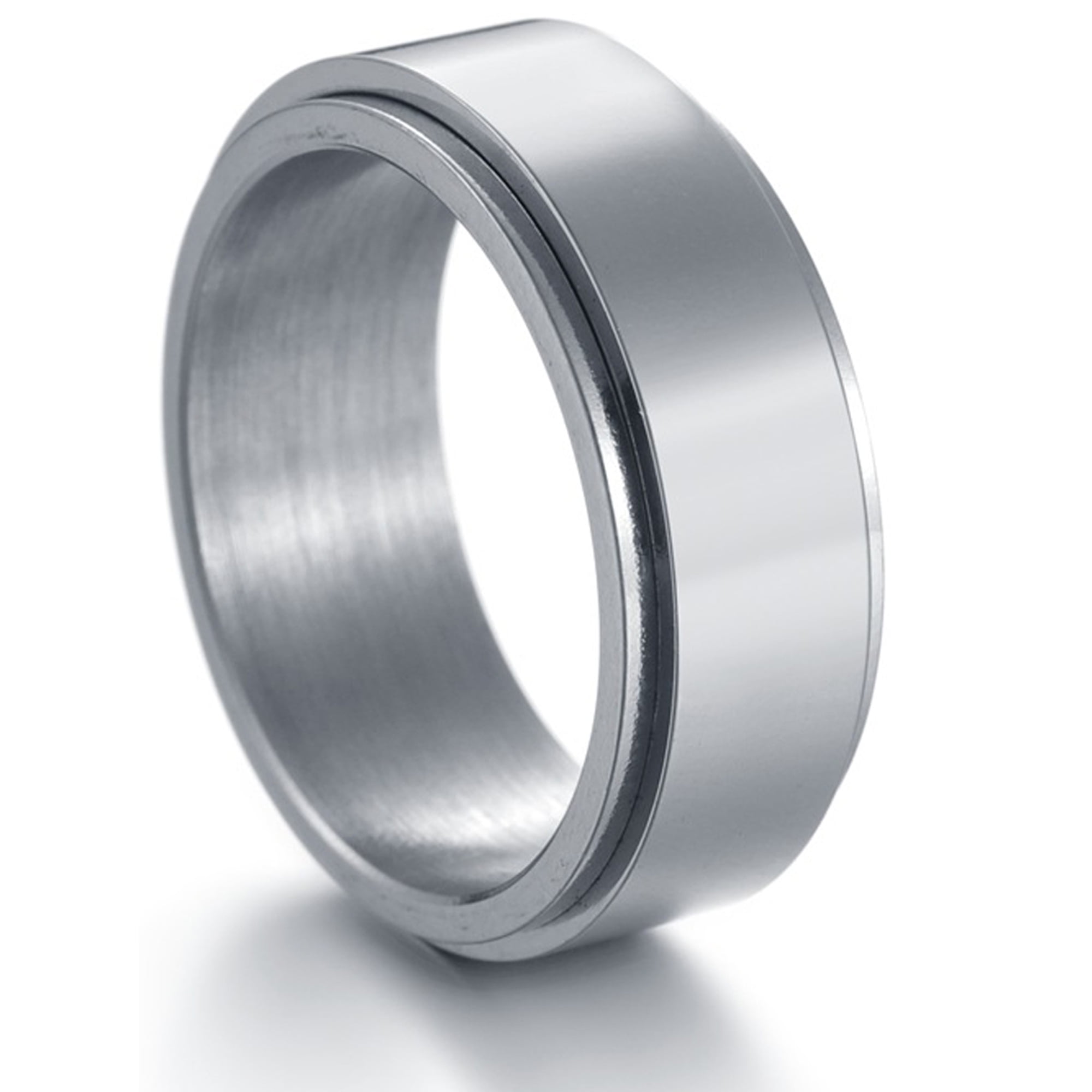 Udolfly Mens Fidget Rings Anxiety Rings for Men Womens Chain Spinner ...