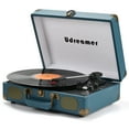 Udreamer Vinyl Record Player 3-Speed Turntable with Bluetooth,Suitcase ...