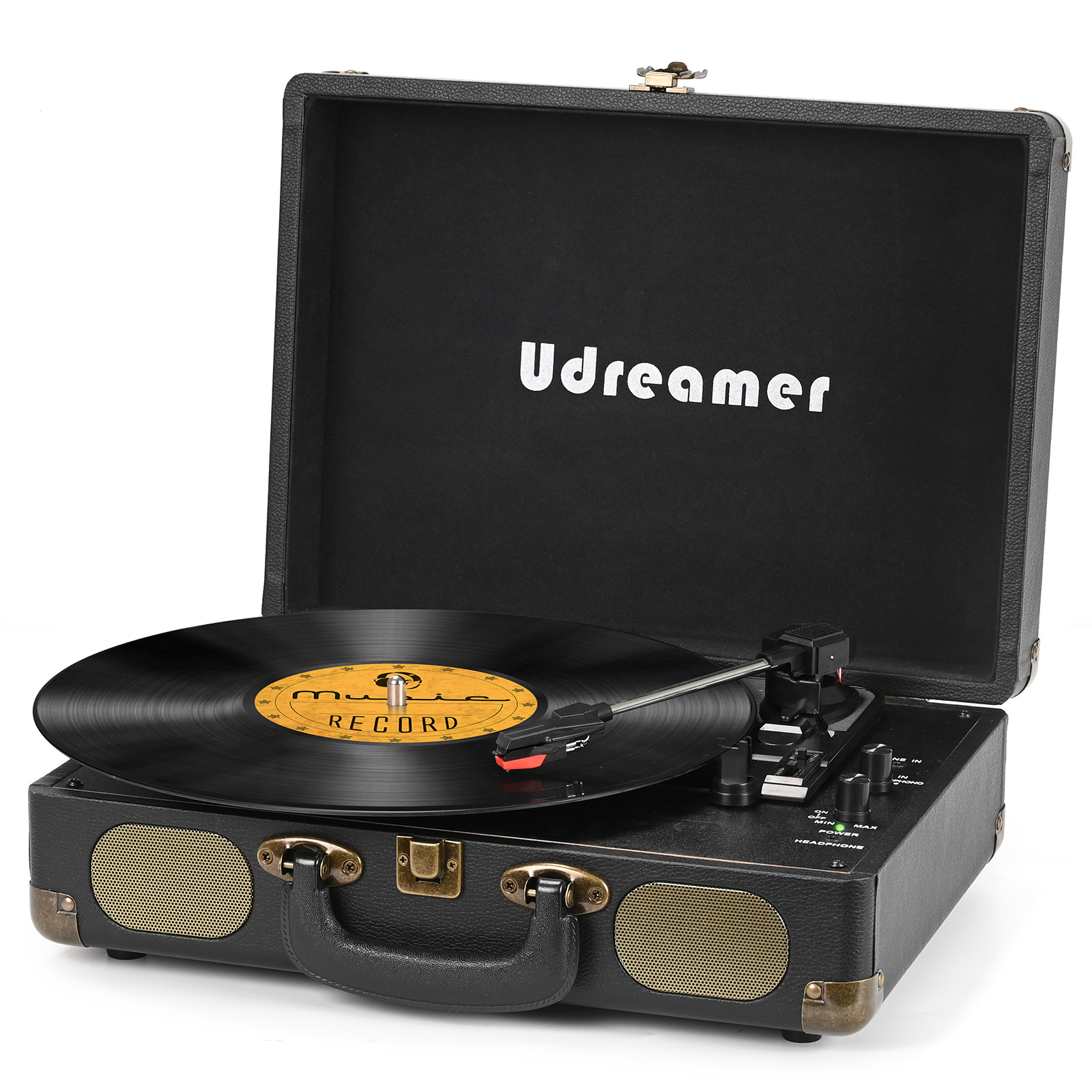 Vinyl Styl Groove Portable Turntable, Leaf - Walmart.com