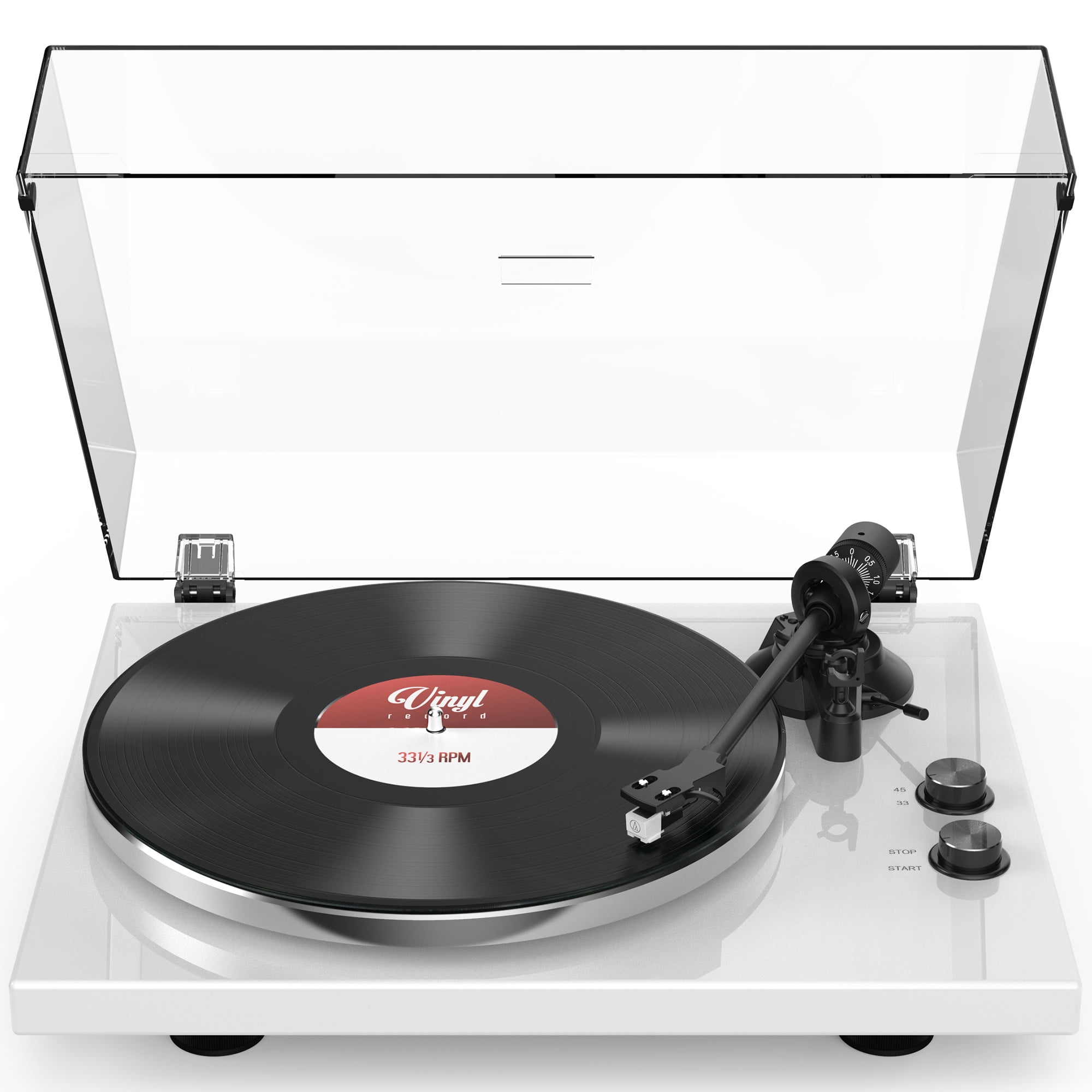 Udreamer Vinyl Record Player Turntable with Wireless Bluetooth,Vintage ...