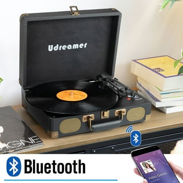 The Waves Vinyl Player, 2024 New Bluetooth Vinyl Record Player Waves ...