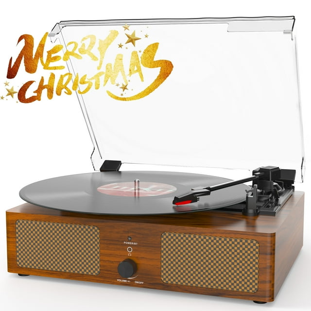 Udreamer record player turntable vinyl record player bluetooth Wireless ...