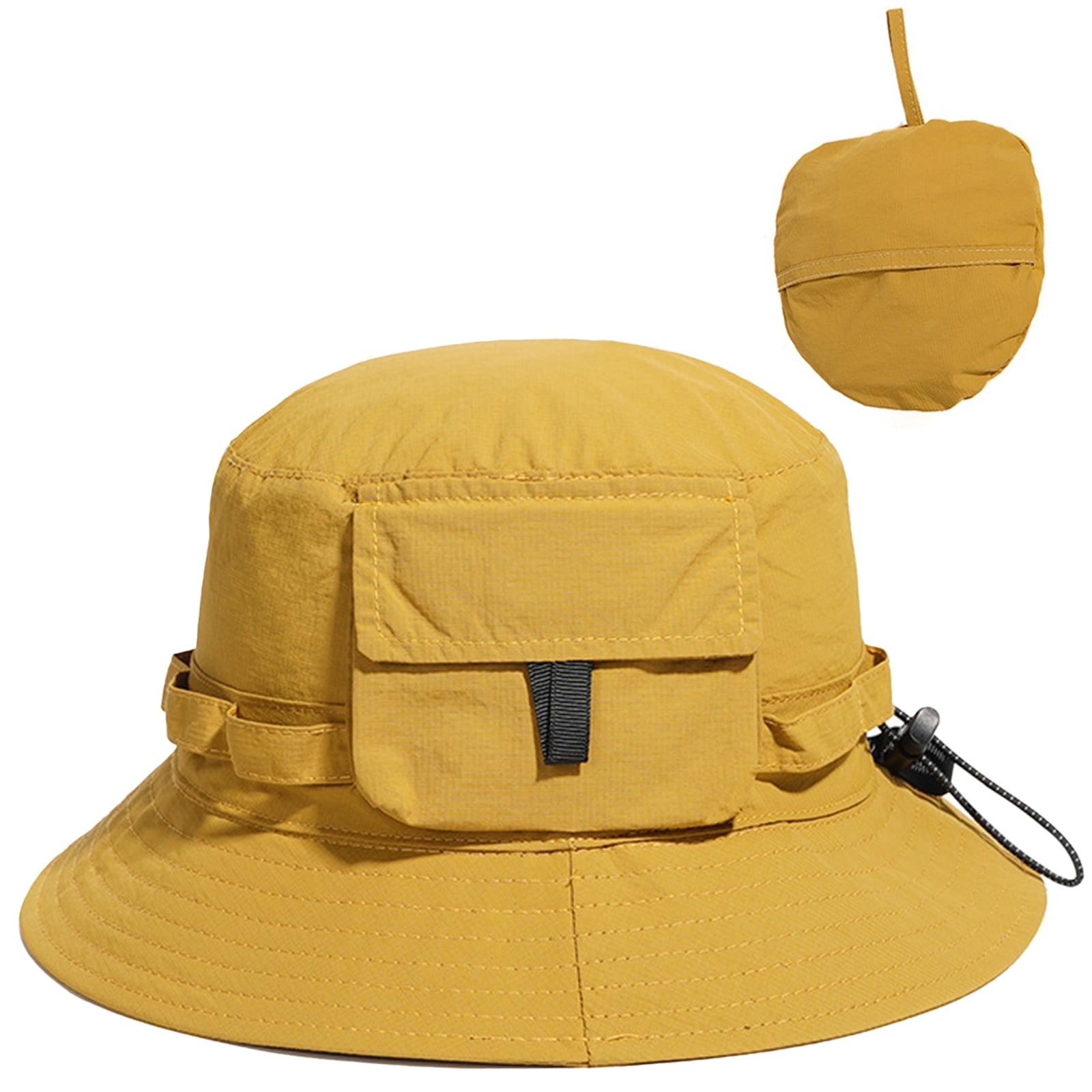 Ueasy Bucket Hat Waterproof Quick Dry Wide Brim Hat Fashionable Summer ...