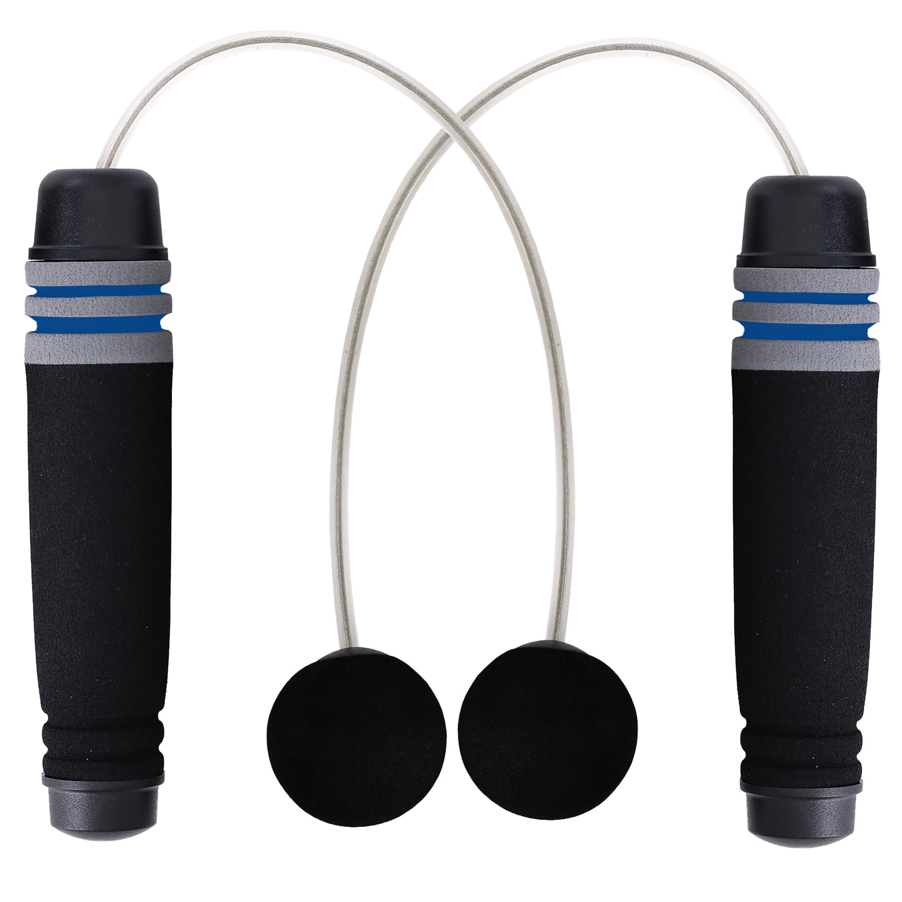TRU.HYAL100 Cordless Weighted Skipping Rope, Adjustable Length and ...
