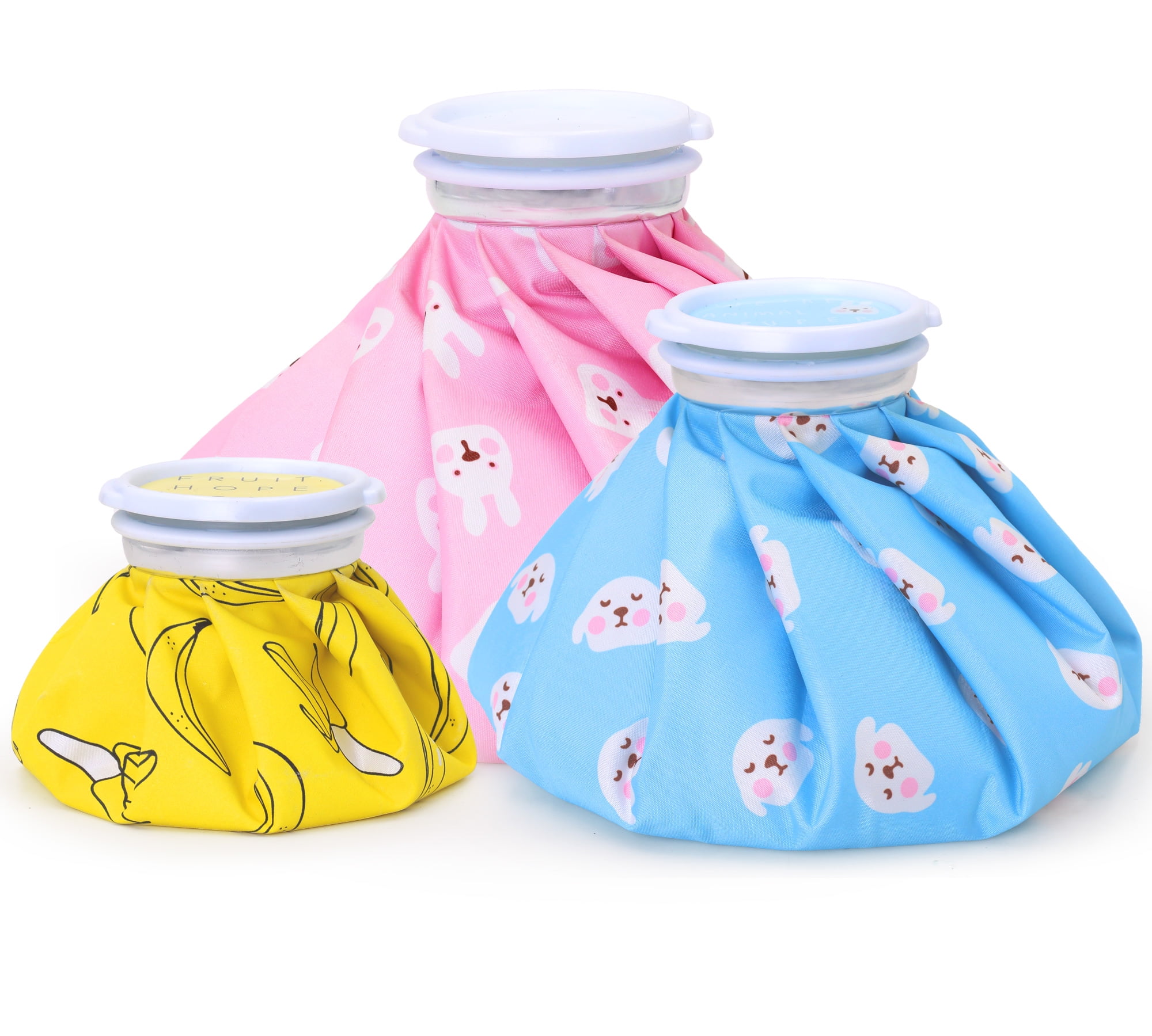 Ueasy Reusable Ice Packs for Injuries, Cold Compress, Refillable Ice ...