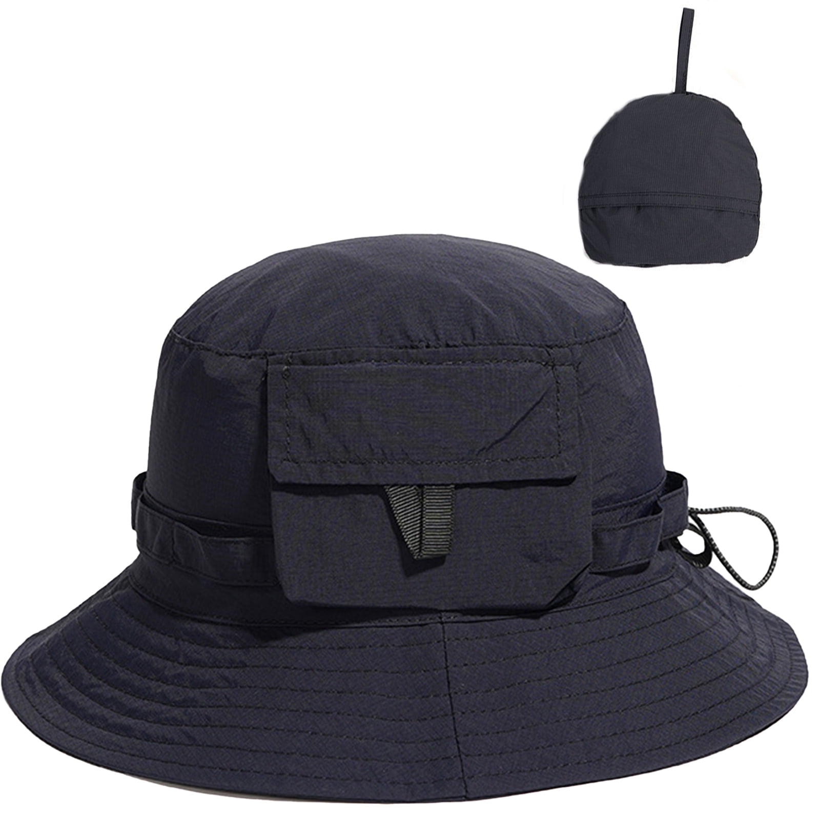 Ueasy Waterproof Bucket Hat for Child Women Rain Bonnet Hat Quick Dry ...