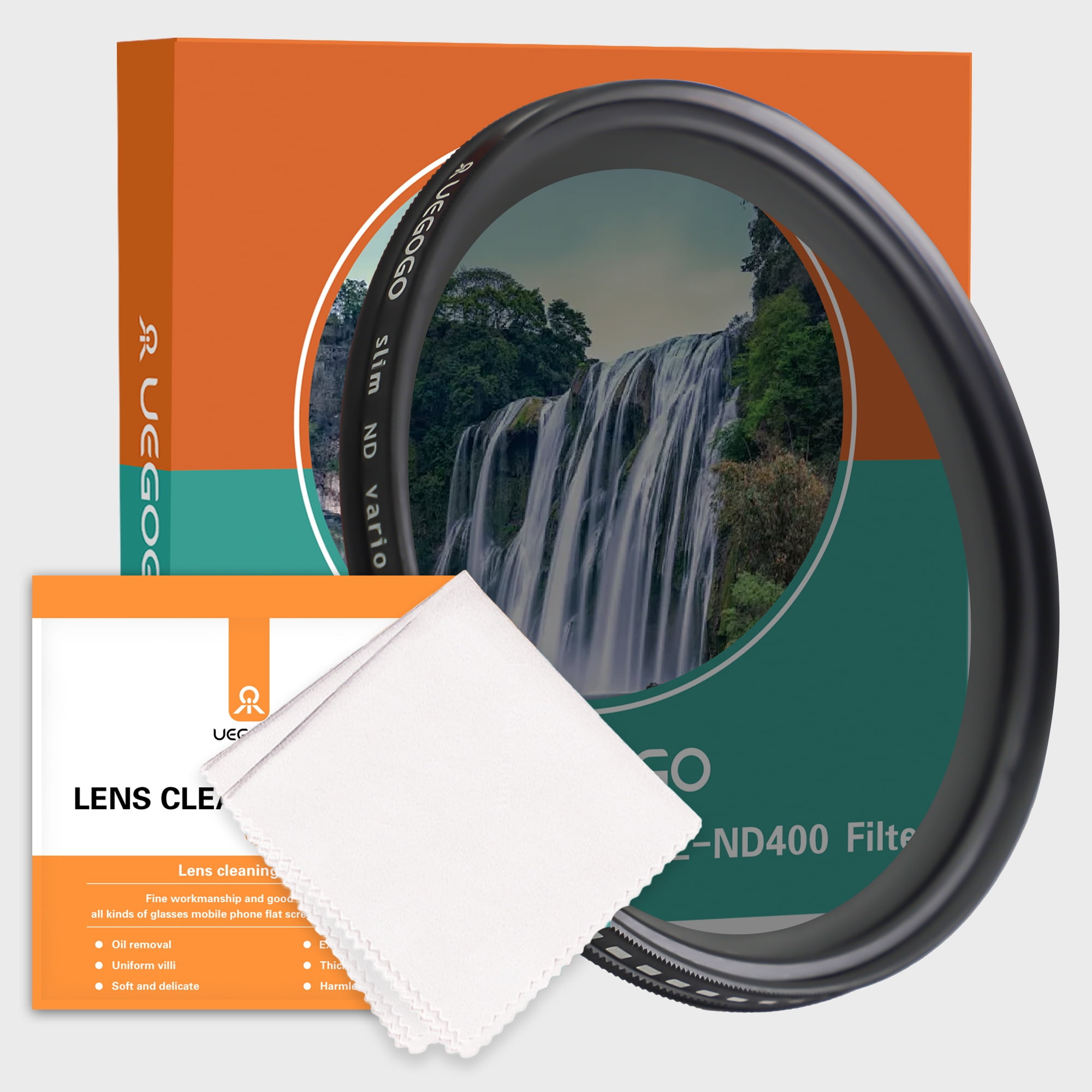 Uegogo 67MM adjustable ND lens 1 to 9 diopter medium gray density lens ...