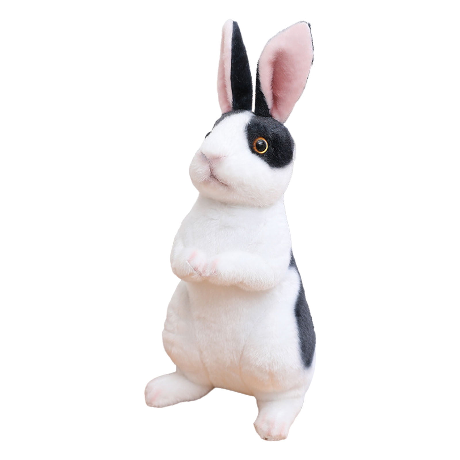 Uehau Adorable Realistic Rabbit Toy Soft And Cuddly Bunny Doll For Kids ...