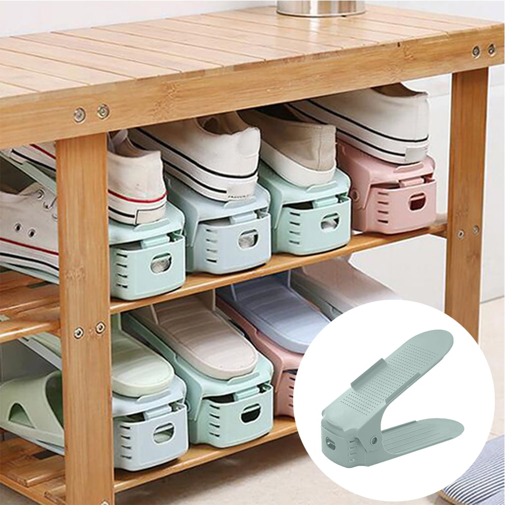 Uehgn Shoe Rack Shoe organizer Space-Saving, Shoe Stacker Shoe Slots ...