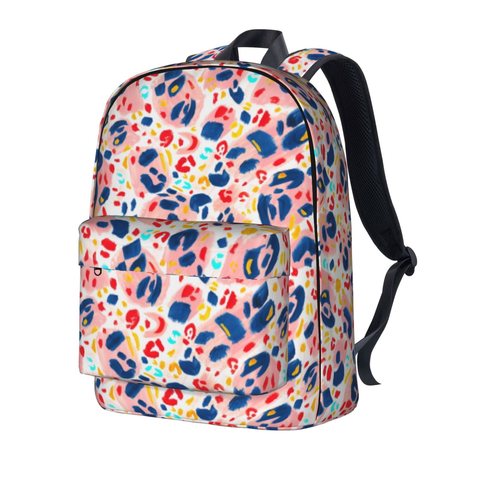 Uemuo Abstract Leopard Print Pattern Backpack for Work and Travel ...