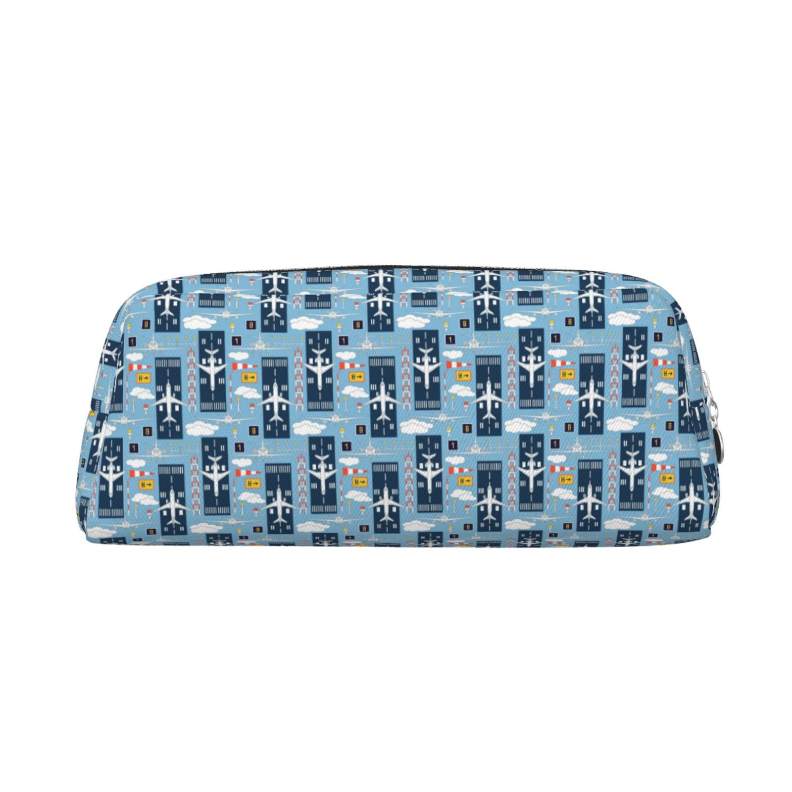Uemuo Airplanes and Aviation Signs Printed Leather Pencil Case, Pencil ...