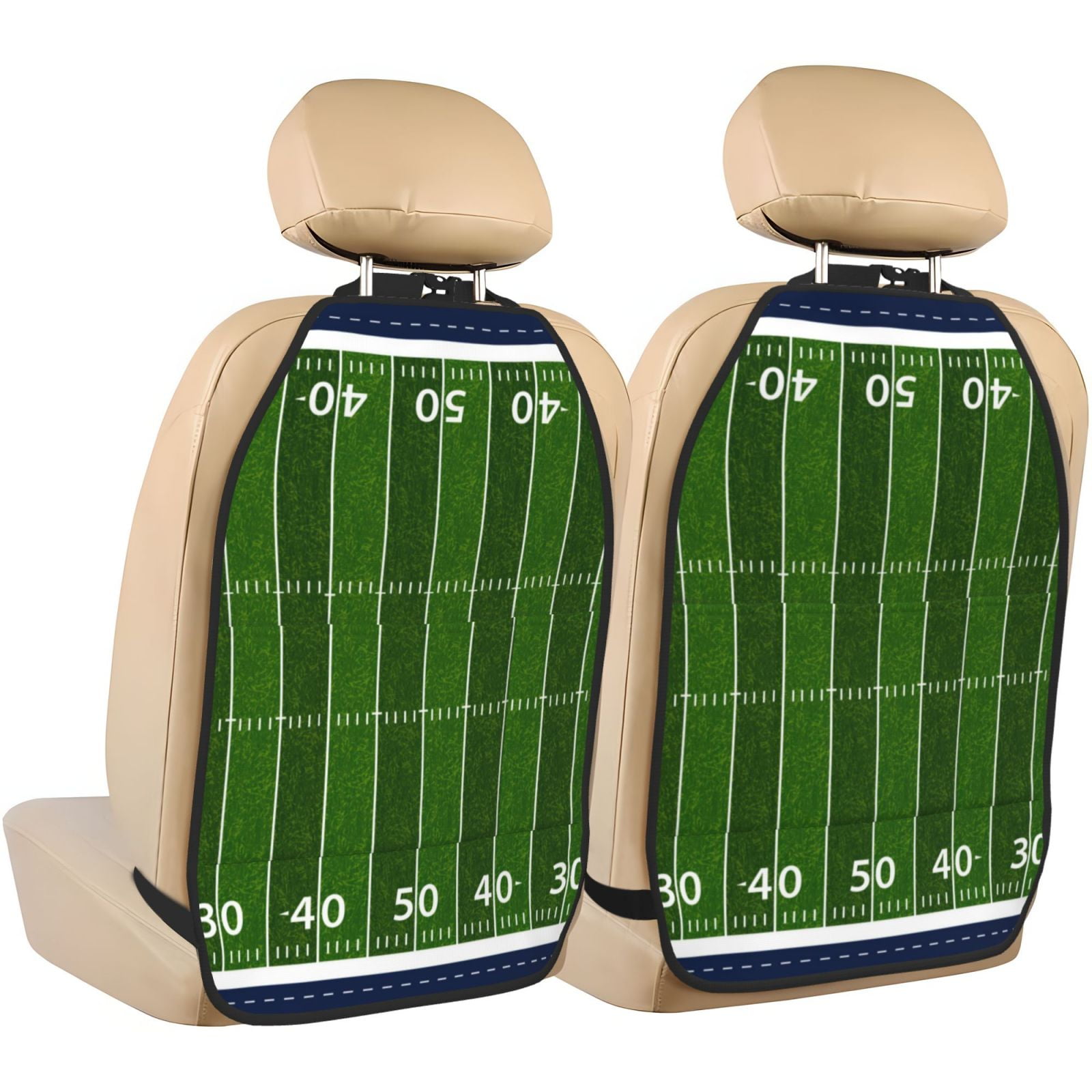 Uemuo American Football Field Printed Car Back Seat Protector,2 Pcs ...
